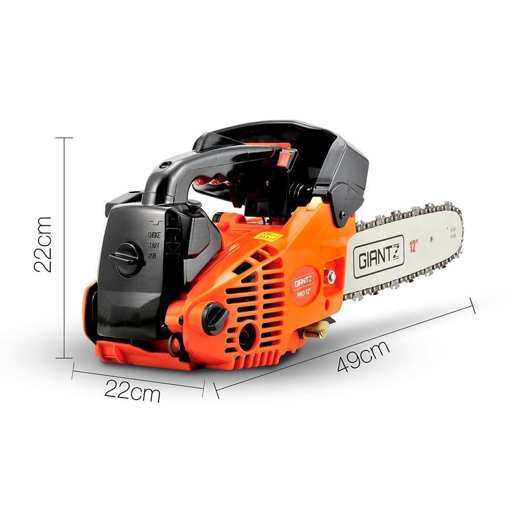 Giantz 25cc Commercial Petrol Chainsaw 12" Bar Tree Pruning Garden ...