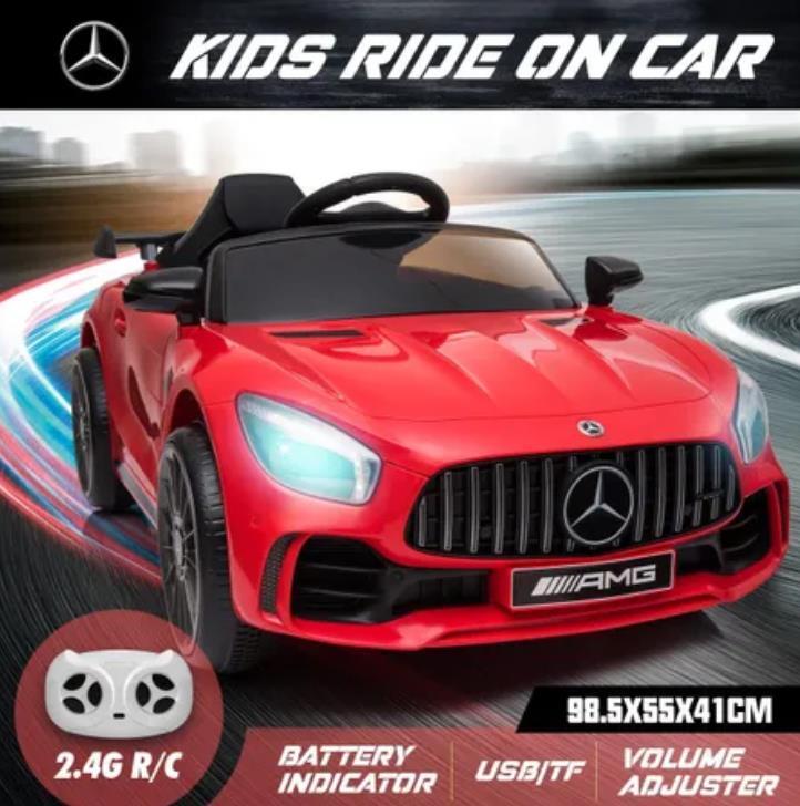 12V Mercedes Benz Kids Ride On Car Electric Toy Car with Remote Control Red