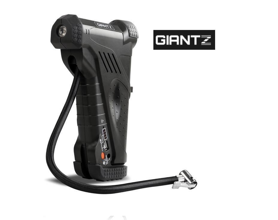 Giantz Portable Air Compressor Digital Hawk Cordless Car Pump Tyre ...