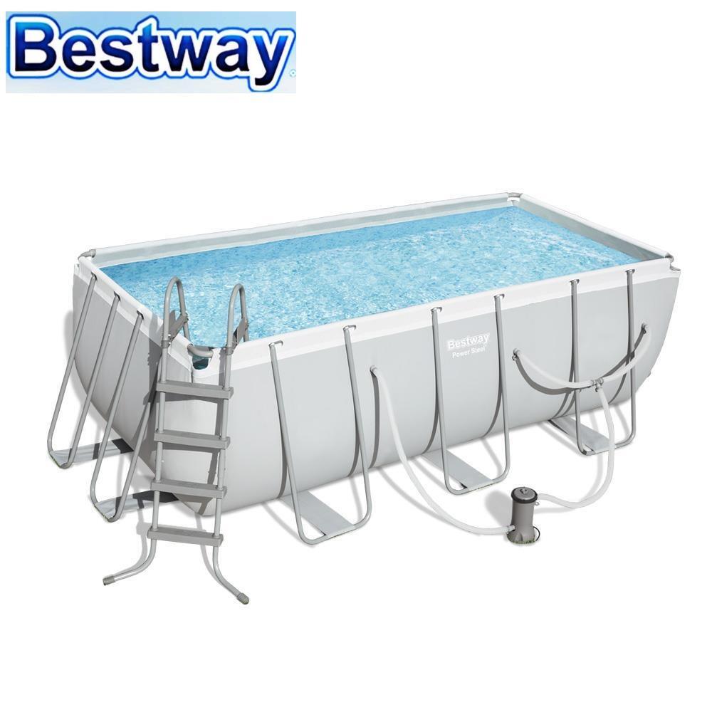 Bestway Above Ground Swimming Pool 13ft Steel Frame Sand Filter