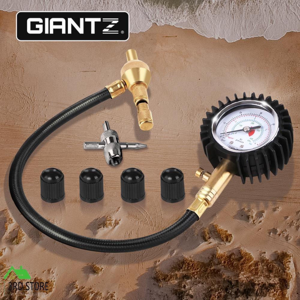Giantz Rapid Tyre Deflator Air Deflators 4WD 4X4 with Pressure Gauge ...