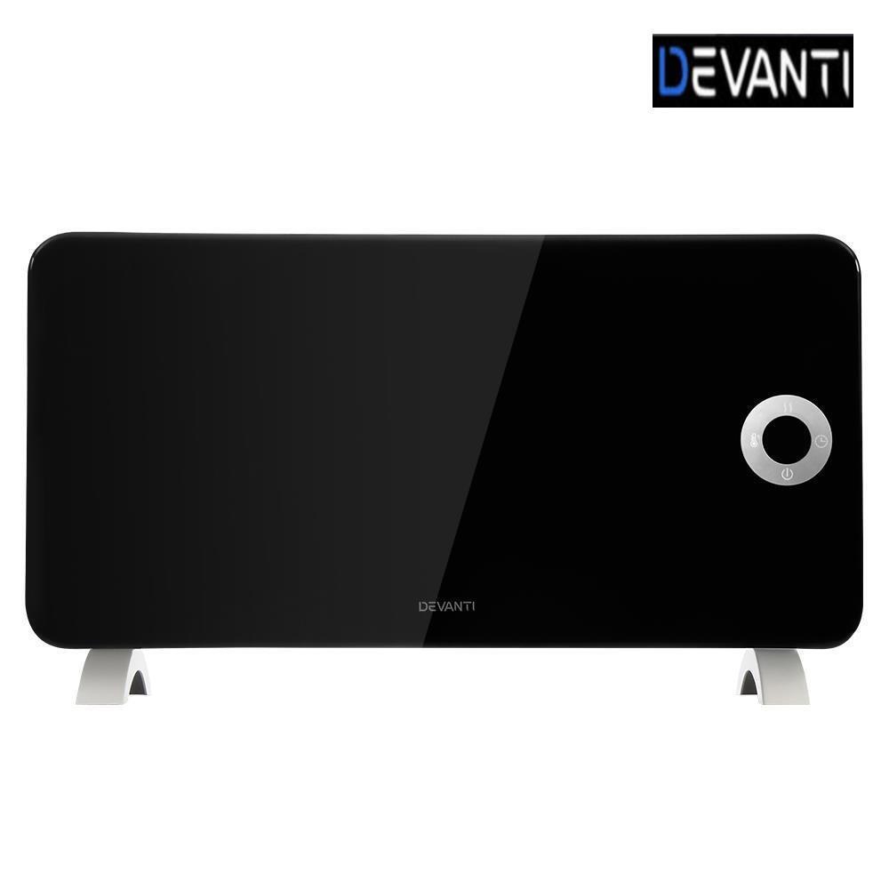 Devanti 2000W Electric Metal Panel Heater Portable / Wall Convection ...