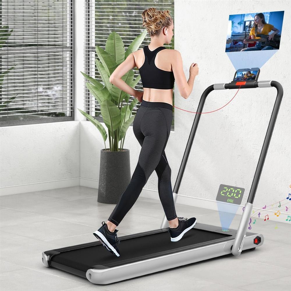 RETURNs 2-in-1 Foldable Desk Treadmill with APP & Remote Control ...
