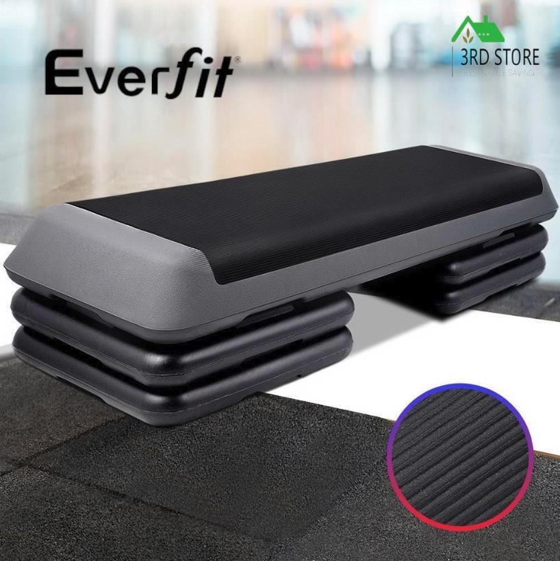 Everfit Aerobic Step Exercise Stepper Riser Steps 110cm Gym Cardio Home