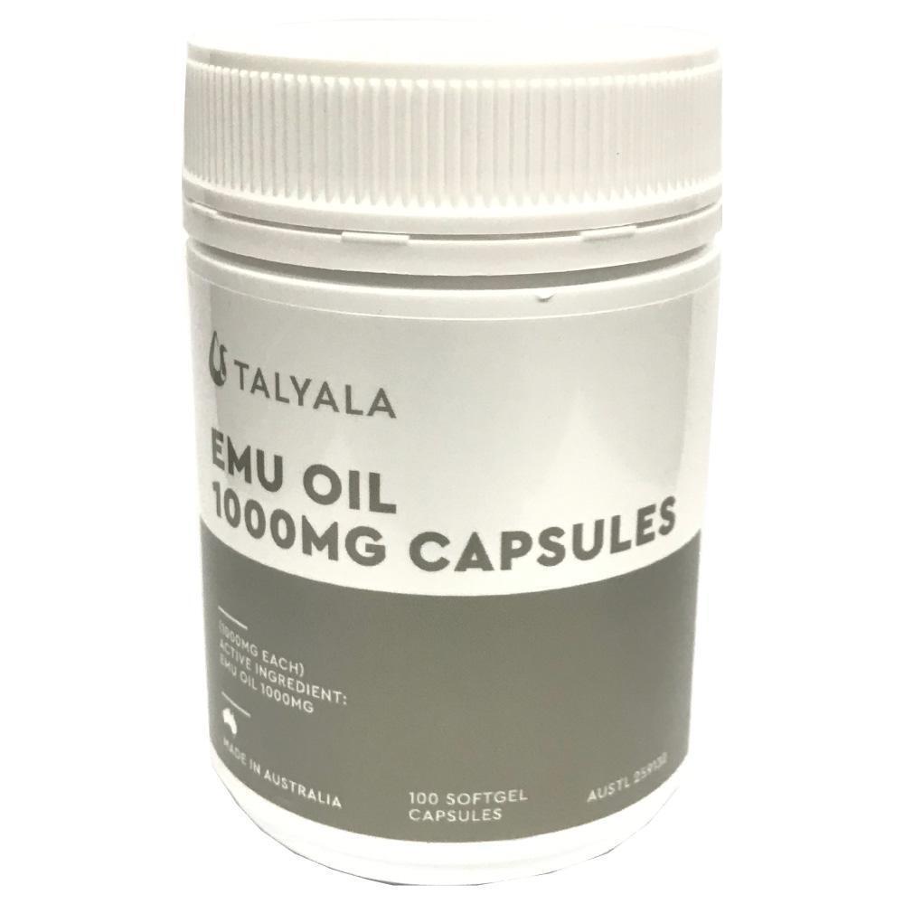RETURNs Emu Oil Capsules Pure 100 x 1000mg - Eczema
