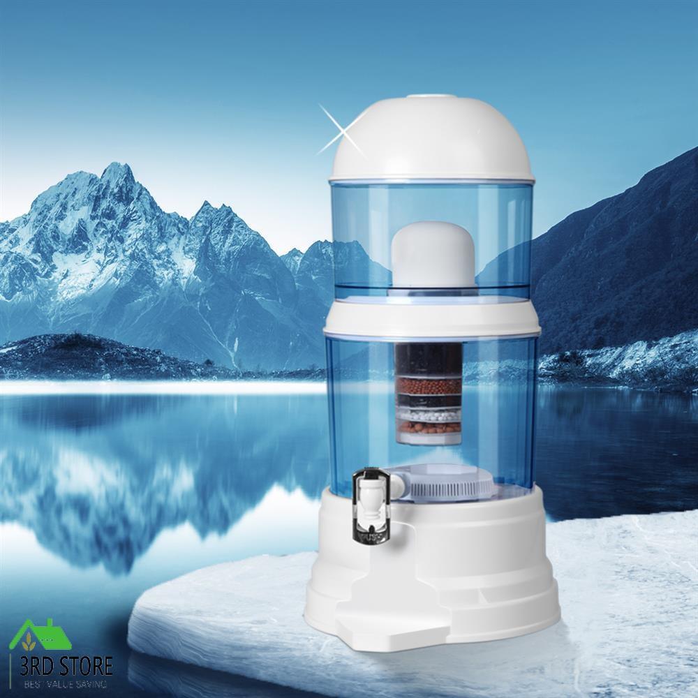 RETURNs 16L Benchtop 8 Stage Water Filter Purifier Carbon Stone Ceramic ...